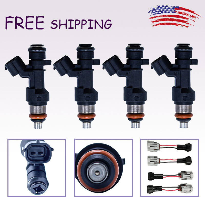 4x550cc Fuel Injectors for Honda B or D Series B16 B18 B20 D16 50 LBS ...
