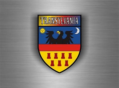 Sticker Car Flag Motorcycle Transylvania Coat Of Arms Romania | eBay