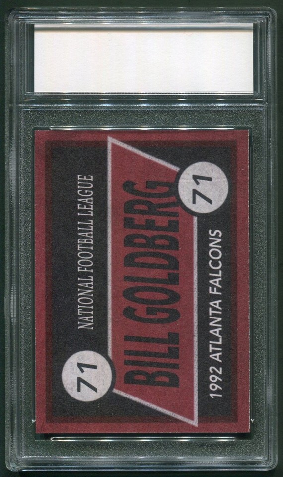 Custom 1992 Bill Goldberg Atlanta Falcons Rookie Year Football Card | eBay