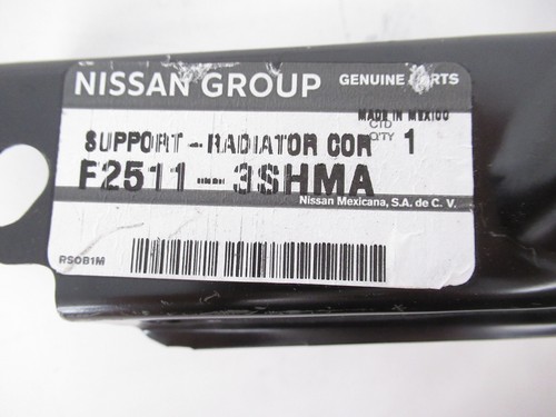 Genuine OEM Nissan F2511-3SHMA Upper Tie Bar Radiator Support 2013-2019 ...