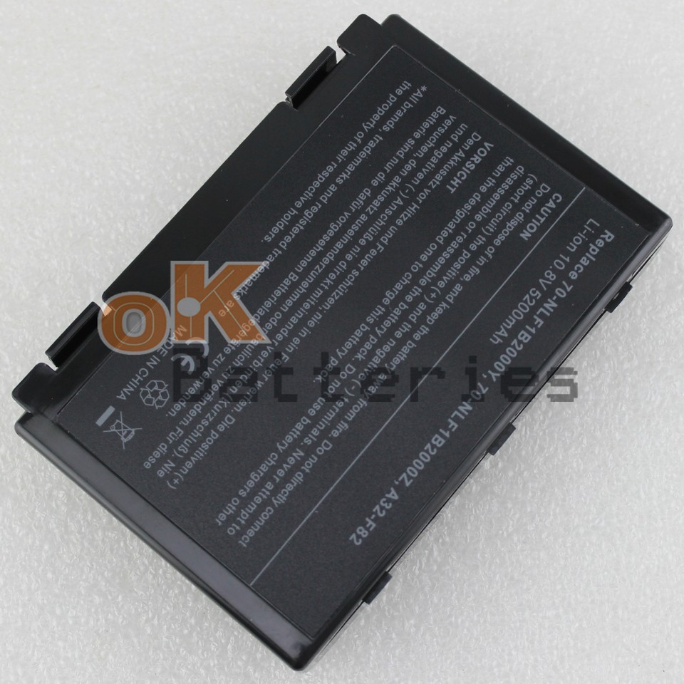 Laptop Battery for ASUS A32-F82 A32-F52 F82 F83S F52 P50 P81 K40 K40E ...