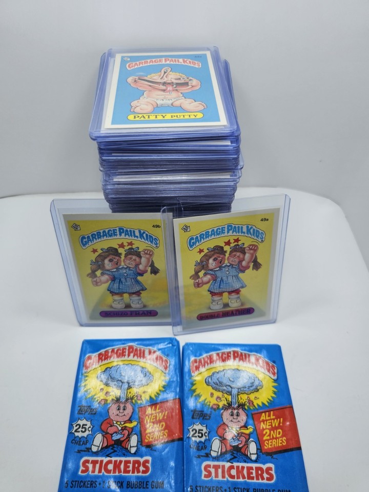 1985 Topps Garbage Pail Kids 2nd Series NR/MINT 84 Card Set Messy ...