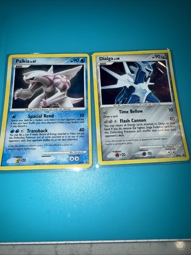 Dialga & Palkia Holo - Black Star Promos - MP DP26 & DP27 Rare ...
