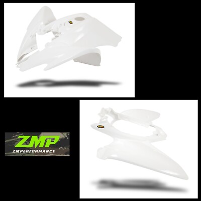 NEW YAMAHA RAPTOR 250 08-13 WHITE PLASTIC FRONT AND REAR FENDERS ...