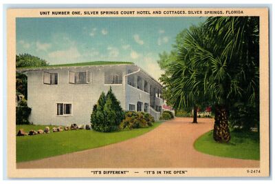 c1940's Silver Springs Court Hotel Cottages Silver Springs Florida FL ...