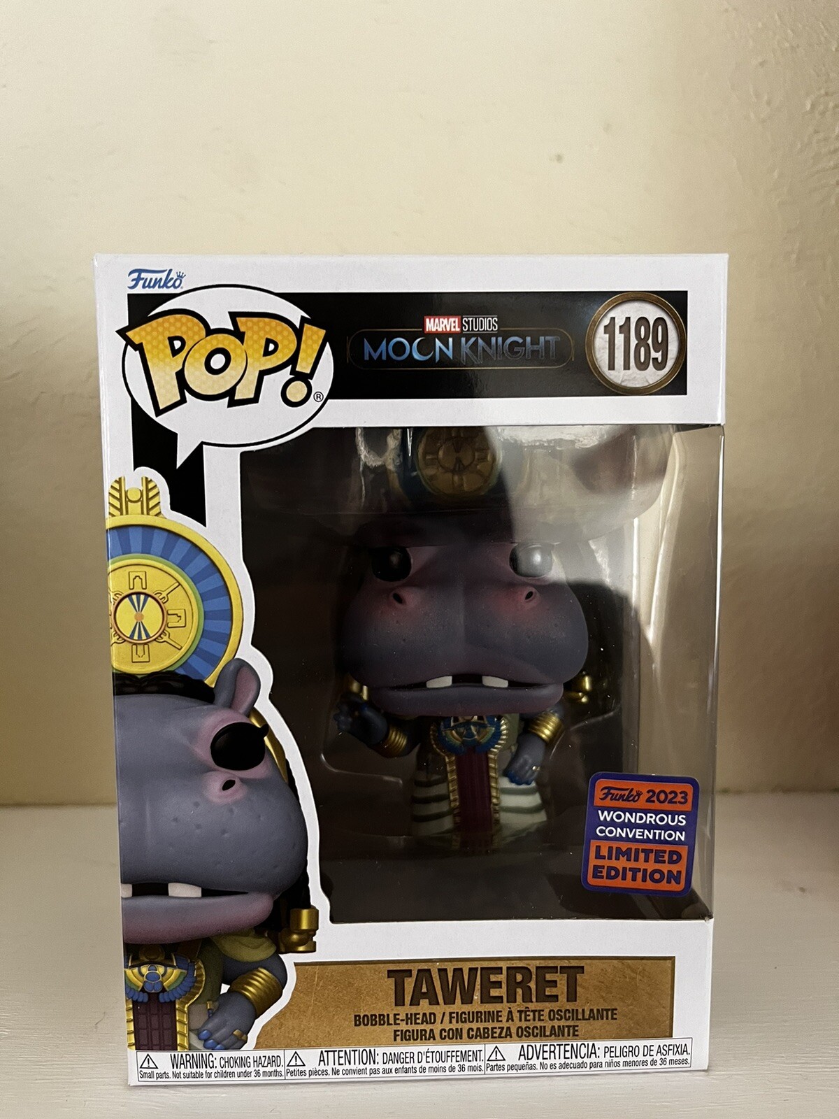 Funko POP Taweret Moon Knight 2023 WonderCon Exclusive Vinyl Figure ...