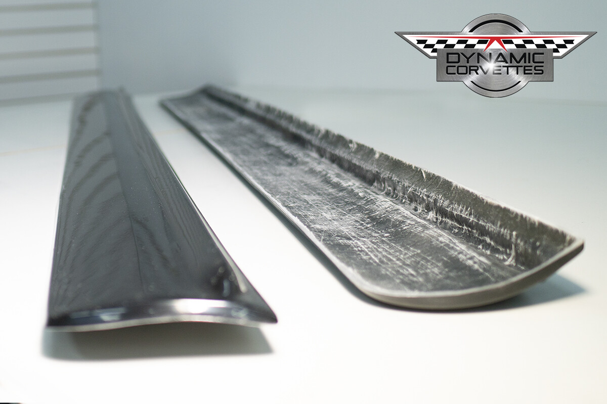 1963-1967 Corvette Custom Fiberglass C2 Rocker Panels 1964 1965 1966 ...