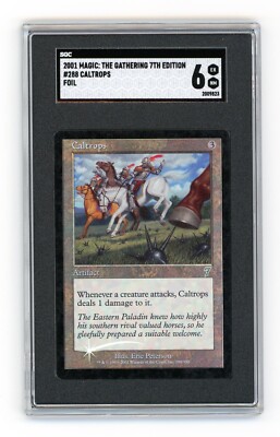 CALTROPS SGC6 MAGIC THE GATHERING 7TH EDITION FOIL 2001 EX-NM HIGH ...