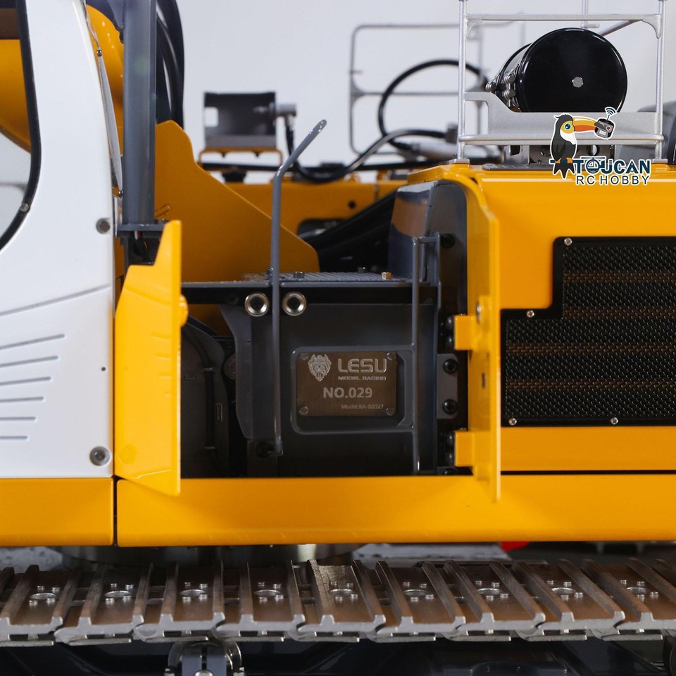 1/14 RC Full Hydraulic Excavator LESU LR960 Heavy Metal Construction ...