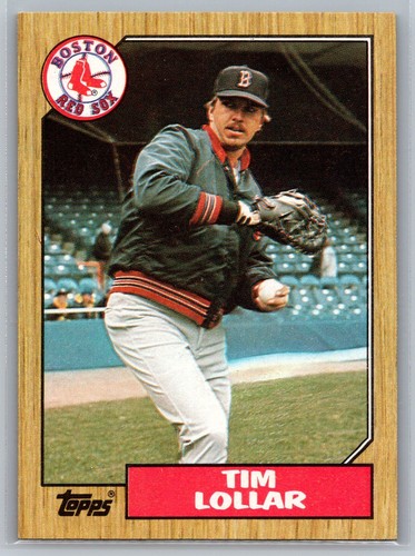 1987 Topps Baseball #396 Tim Lollar Boston Red Sox | eBay