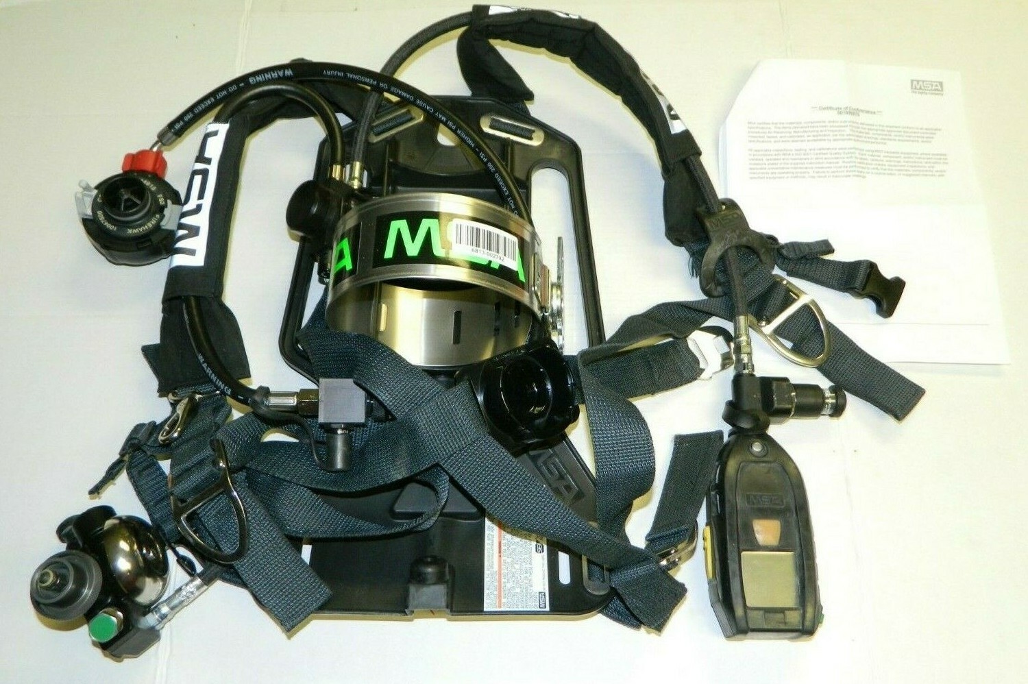 MSA AirHawk II Self Contained Breathing Apparatus "Working ...