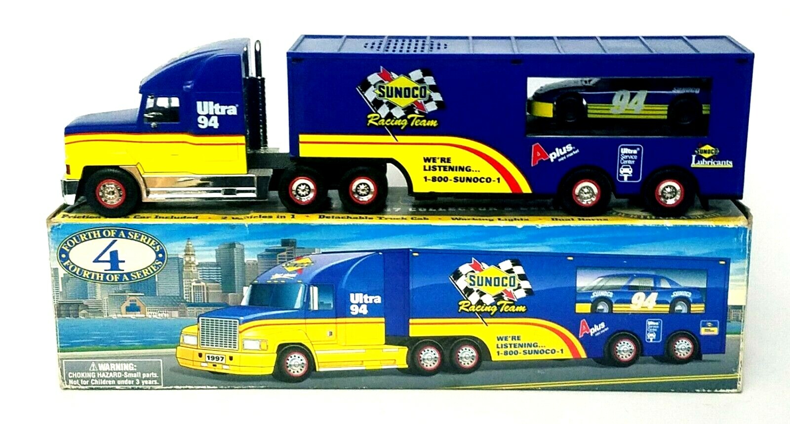Vintage 1997 Sunoco Racing Team Truck Fourth of a Series | eBay