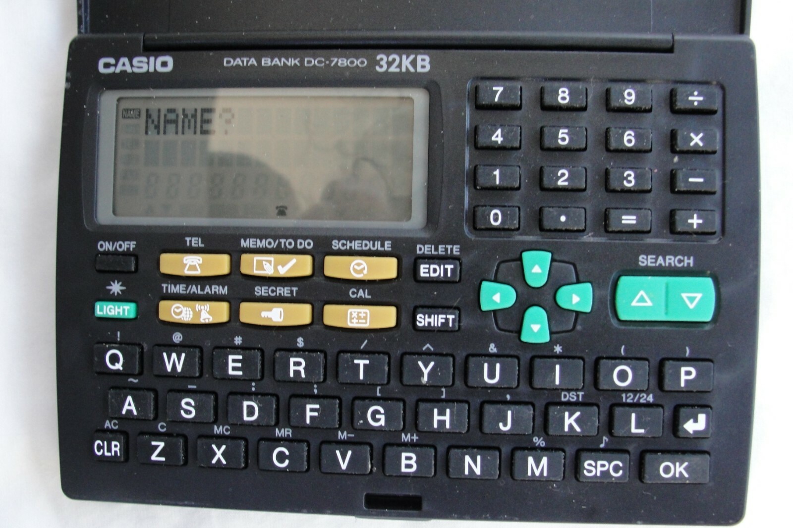 CASIO DATA BANK DC-7800 32k BACKLIGHT DISPLAY ORGANIZER ALARM | eBay