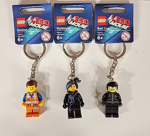 The Lego Movie Keychains Lot: Bad Cop, Wyldstyle, Emmet Minifigures | eBay