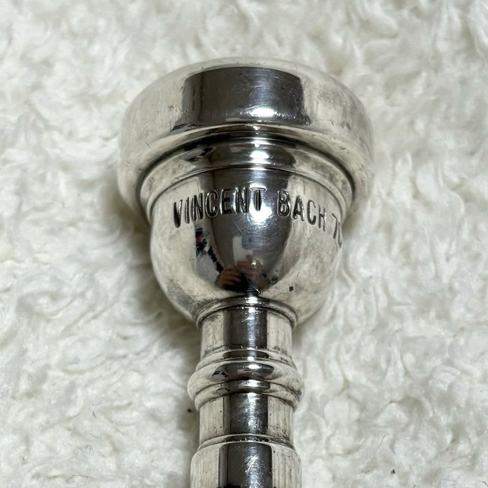 Good condition classic Bach back mouthpiece for trumpet 7C silver ...