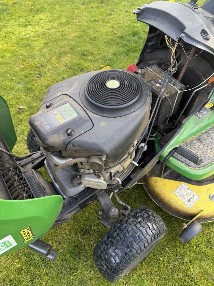Ride on mower John Deere x155r | eBay UK