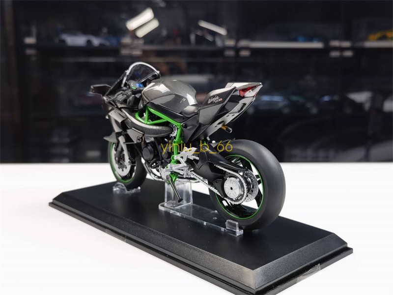 1:12 Kawasaki Ninja H2R Diecast Motorcycle Model, Collector's Display ...