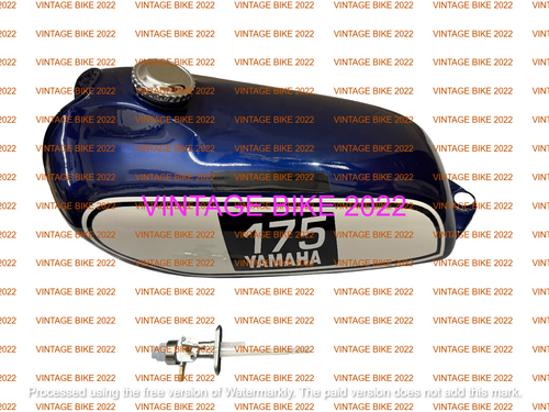 Yamaha DT 175 DT175 Enduro Blue Painted Tank 1975 to 1977/FIT FOR | eBay