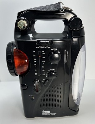 Jeep Flashlight AM/FM Radio Multifunction Roadside Emergency Unit ...