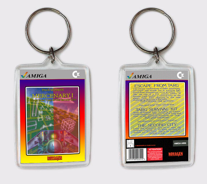 Mercenary I Commodore Amiga Keyring | eBay