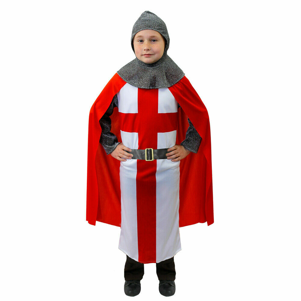 ENGLAND EUROS 2024 ST GEORGES DAY FANCY DRESS COSTUME KNIGHT ...