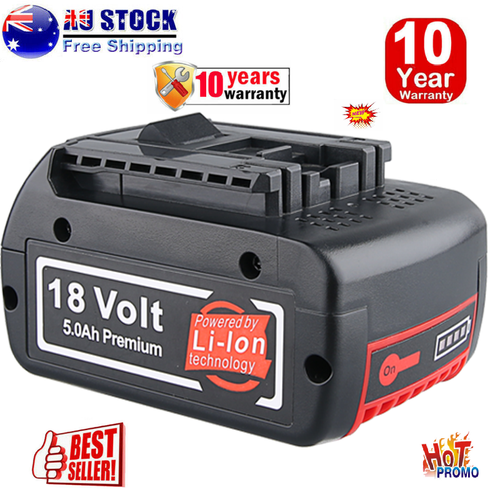 BAT610 18V BAT609 BAT610 FOR BOSCH Battery Lithium-ion BAT620 BAT610G ...