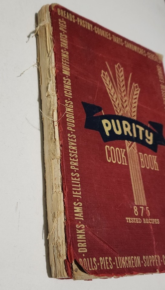 1945 PURITY COOK BOOK 875 RECIPES VINTAGE COOKBOOK | eBay