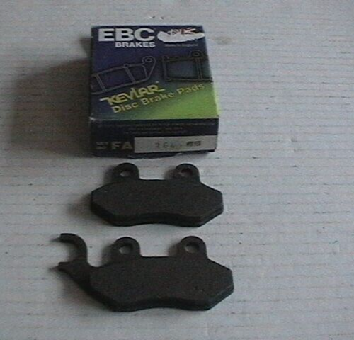 BRAKE PADS EBC FA264 SUZUKI ADIVA CAGIVA ETON PEUGEOT PGO SYM TGB ...