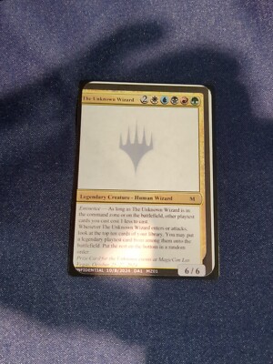 The Unknown Wizard MTG Prize Card Promo MagicCon Las Vegas | eBay