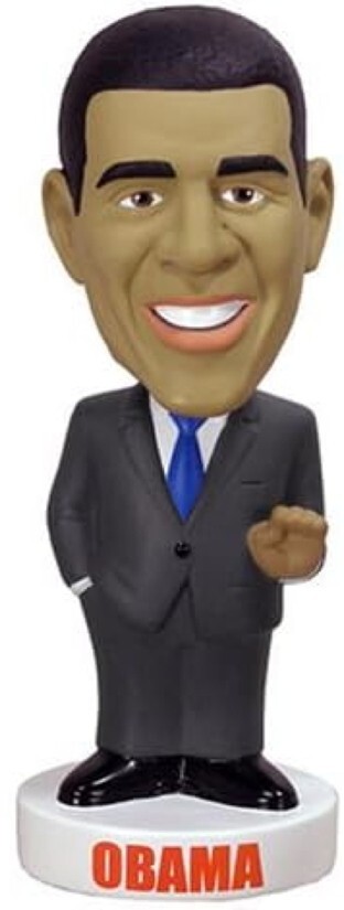 President Obama Bobblehead 2008 Talking 'Yes We Can' Wacky Wobbler ...