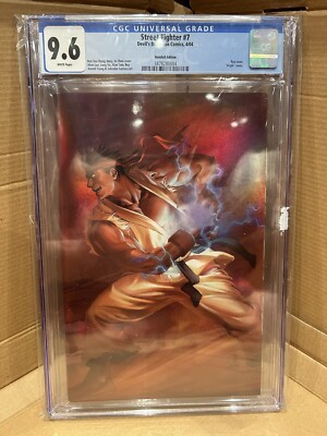 Street Fighter #7 CGC 9.6 Udon Comics 4/04 Holofoil Edition Ryu "Virgin ...