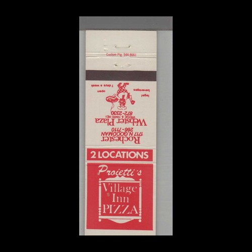 Matchbook Cover - Pizza Place Proietti's Village Inn Pizza | eBay