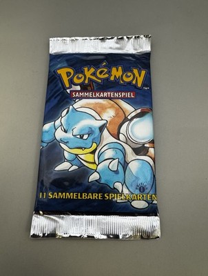 1999 German Pokemon 1st Edition Base Set Pack Sealed Heavy Pack ...