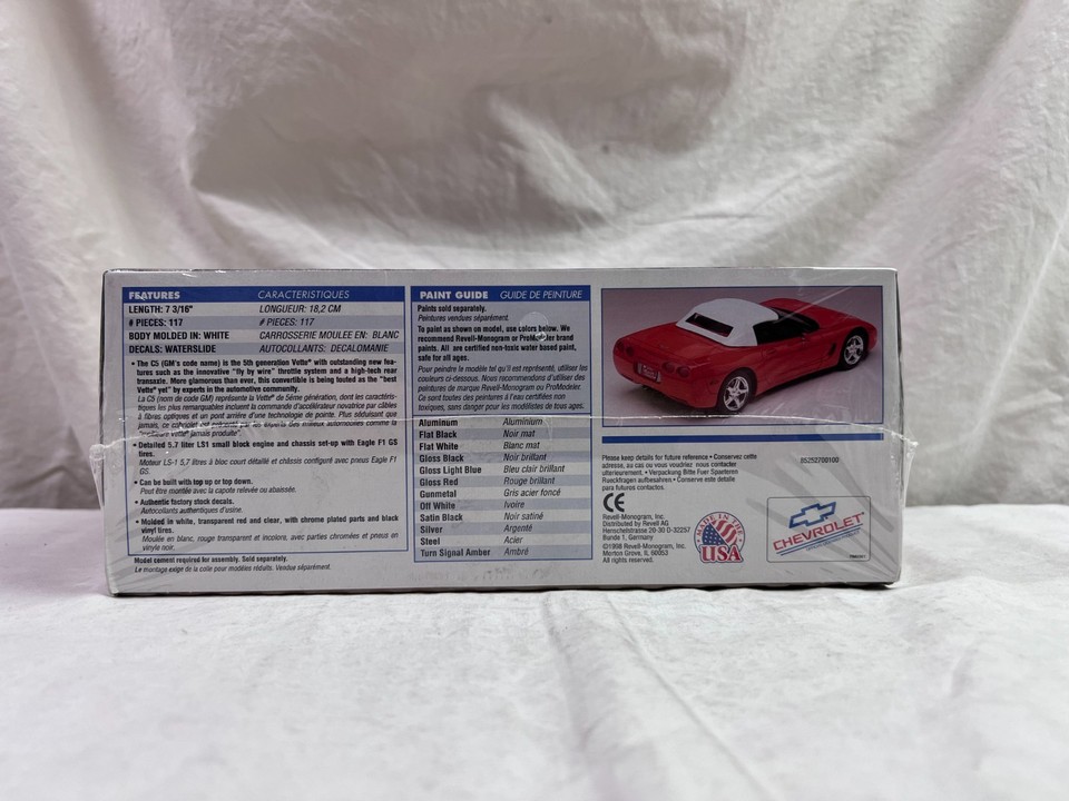 NIB 1/25 MODEL KIT 1998 Chevrolet Corvette Roadster | eBay