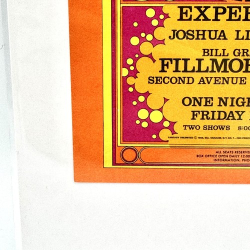 Jimi Hendrix Bill Graham Postcard Fillmore East Second Printing BG-7 ...