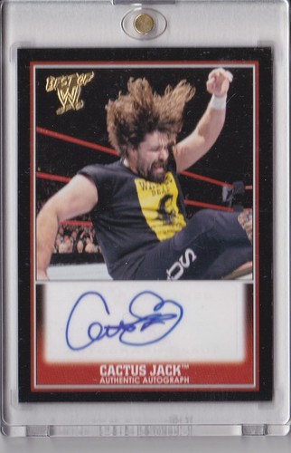 CACTUS JACK RC Auto Rookie 2013 TOPPS WWE Autograph WCW Mick Foley ...