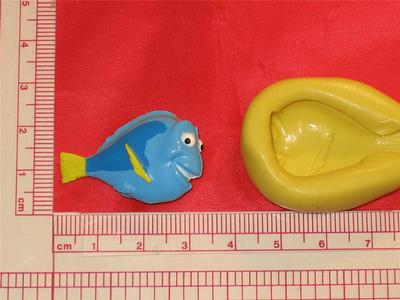 Fish Silicone 2D Dory Mold 887 Cake Chocolate Resin Candy Clay Fondant ...