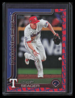 2025 Topps Team Color Border Variations 281 Corey Seager | eBay