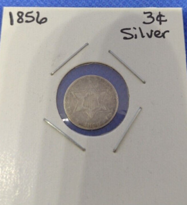 1856 US Silver 3 Cent Trime (B169) | eBay