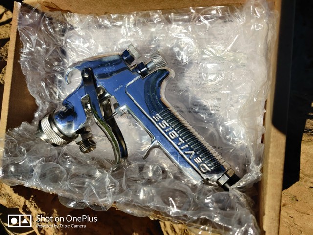 DeVilbiss Jga-510 Paint Spray Gun With Tank for sale online | eBay