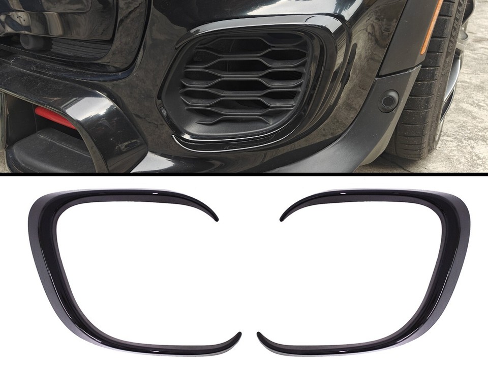 Aero Bumper Canards Kit Duct Surrounds For Mini Cooper JCW S F55 F56 ...