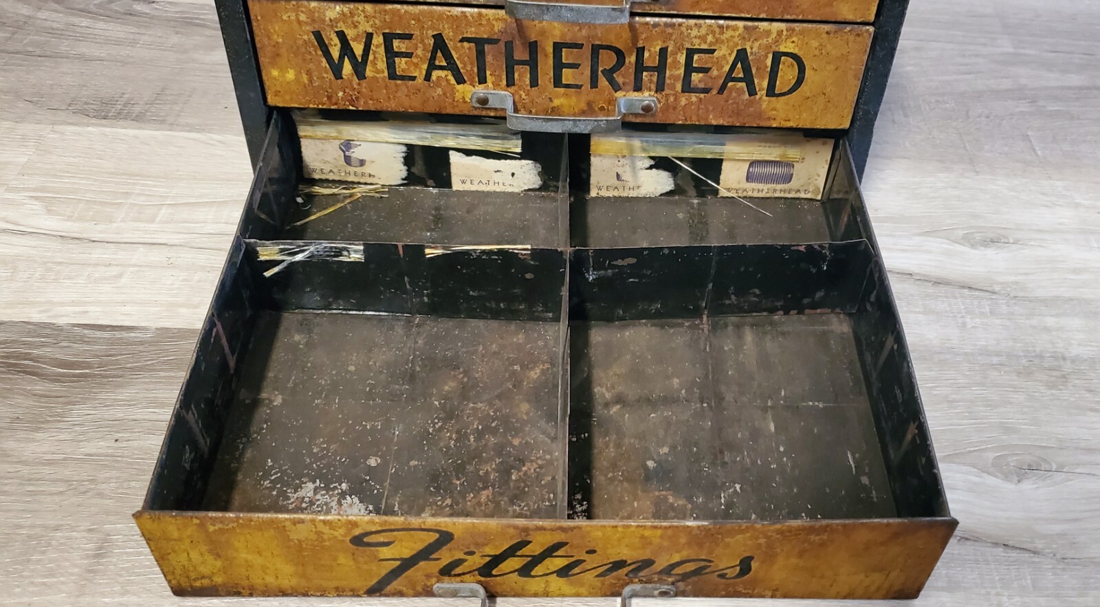 Antique Weather Head Original Weatherhead Metal Box Hardware Store ...