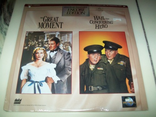 THE GREAT MOMENT/HAIL THE CONQUERING HERO 2-Laserdisc LD BRAND NEW ...