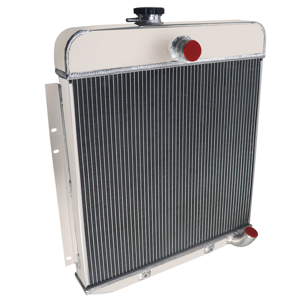 4 Row Aluminum Radiator For 1949 1950 Plymouth Deluxe/Suburban Base 3.6 ...