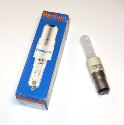 Radium Halogen Ralogen 60W B15d 230V RH 60T matt frosted Halolux - neu ...