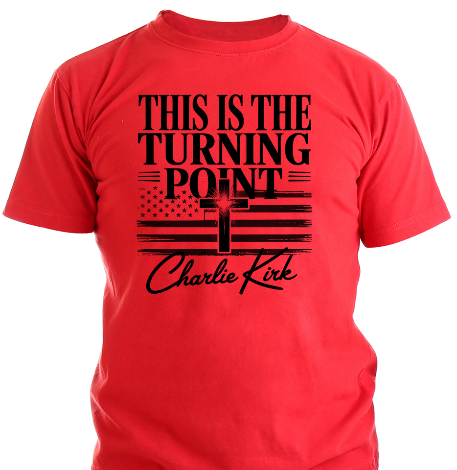 Charlie Kirk This Is Turning Point USA American Flag Christian ...