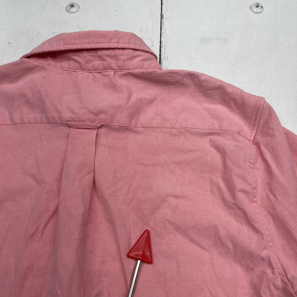 Grayers Shirt Mens Large Red Charles Stretch Oxford Long Sleeve Button ...