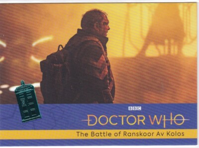 2022 Rittenhouse Doctor Who Series 11 & 12 (Card #30) TEAL TARDIS #39/ ...