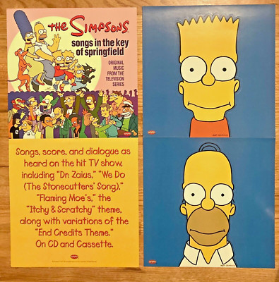 Simpsons Songs In The Key Of Springfield CD LP Record Store Promo ...