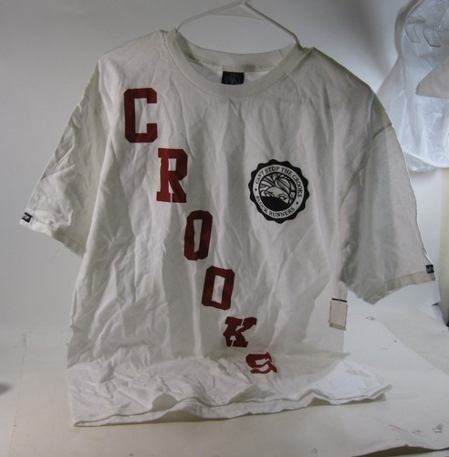 New CROOKS & CASTLES White Graphic T MEN Size L*** | eBay